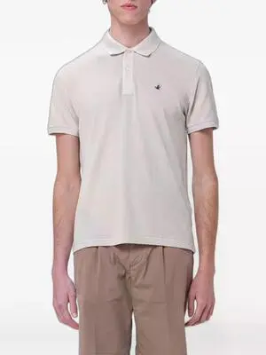 BROOKSFIELD Logo-embroidered Piqué Polo Shirt