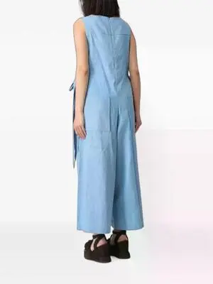 MEIMEIJ Sleeveless Jumpsuit With Bow Detail