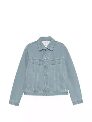 Givenchy Logo Patch Denim Jacket - Blue