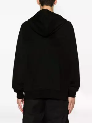 Rick Owens Zip-up Drawstring Hoodie