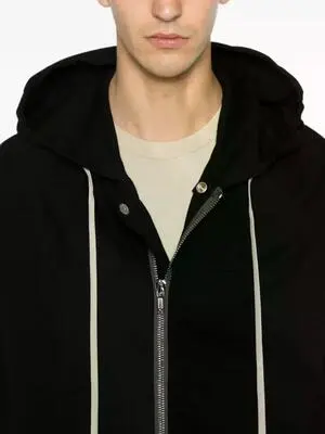 Rick Owens Zip-up Drawstring Hoodie