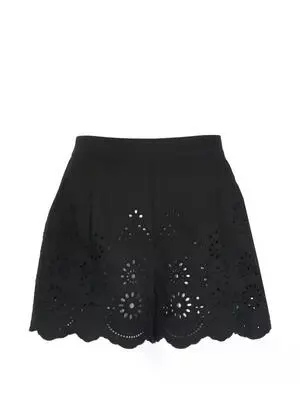MC2 SAINT BARTH Embroidered Cotton Shorts