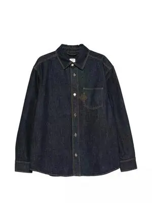 Casablanca Logo-embroidered Overshirt - Blue