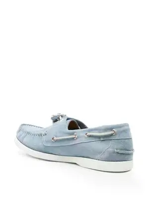 TOGA VIRILIS Embellished Suede Boat Shoes