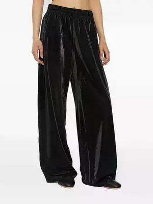DIESEL® Wide-leg Metallic Trousers