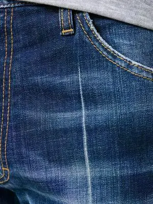 Dsquared2 Stonewashed Straight-leg Jeans