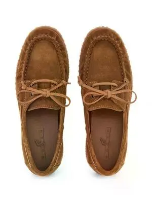 Hogan Traditional Suede Boat Shoes