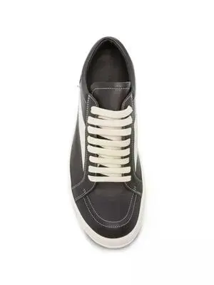 Rick Owens Leather Panelled Sneakers