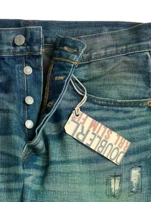 Ralph Lauren Ridgway Slim Fit Distressed Jeans