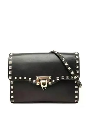 Valentino Garavani Small Leather Rockstud Flap Crossbody Bag