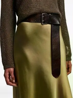 Ralph Lauren Double-prong Leather Belt