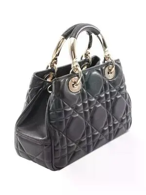 Dior Calfskin Cannage Lady 95.22 Bag - Black