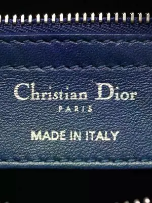 Dior Lambskin Cannage Lady Satchel - Blue