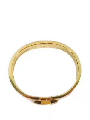 Hermès Clic H Enamel Bracelet - Gold