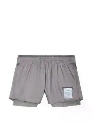 Satisfy Techsilk Layered Shorts - Grey