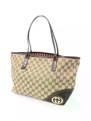 Gucci Gg Canvas Tote Bag - Neutrals