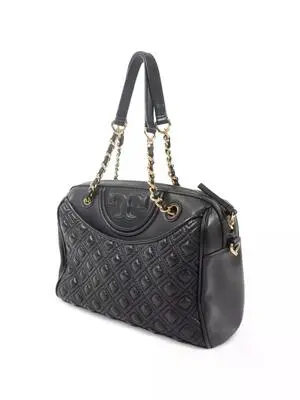 Tory Burch Quilted Logo-patch Shoulder Bag