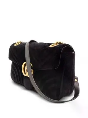 Gucci Gg Marmont Shoulder Bag - Black