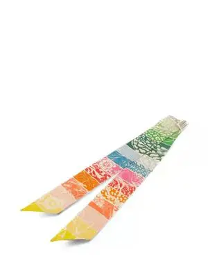 Hermès Twilly Floral-print Silk Scarf