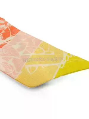 Hermès Twilly Floral-print Silk Scarf