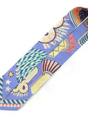 Hermès Twilly Graphic-print Scarf