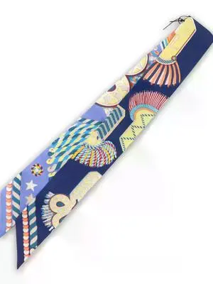 Hermès Twilly Graphic-print Scarf
