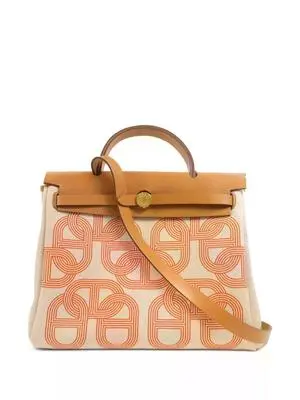 Hermès Herbag Pm Canvas Tote Bag - Neutrals