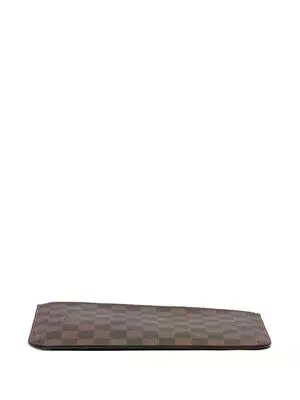 LOUIS VUITTON Damier Ebene Neverfull Mm Pouch