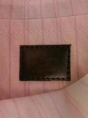 LOUIS VUITTON Damier Ebene Neverfull Mm Pouch