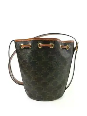 Celine Triomphe Drawstring Bucket Bag