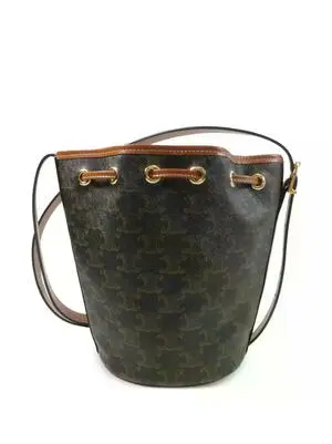 Celine Triomphe Drawstring Bucket Bag