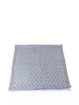 Gucci Gg Monogram Wool Scarf