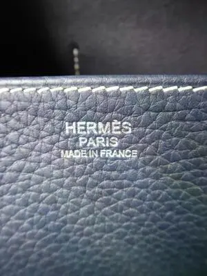 Hermès Halzan Shoulder Bag - Blue