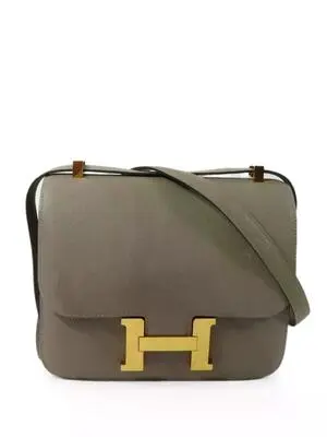 Hermès Constance Epsom Shoulder Bag - Grey