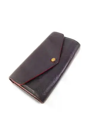 LOUIS VUITTON Sarah Monogram Empreinte Wallet - Blue