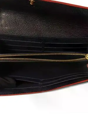 LOUIS VUITTON Sarah Monogram Empreinte Wallet - Blue