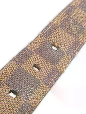 LOUIS VUITTON Damier Ebene Ellipse Belt