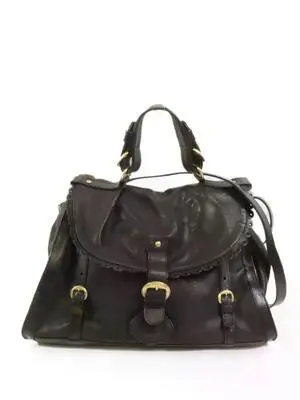 See By Chloé Poya Scalloped-trim Tote Bag - Black