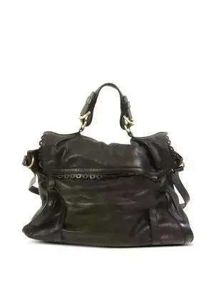 See By Chloé Poya Scalloped-trim Tote Bag - Black
