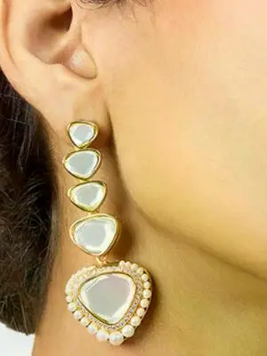 Isharya Sheesh Mahal Crystal-embellished Earrings