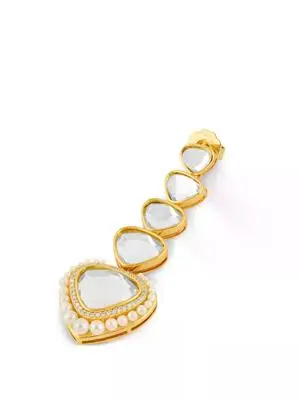 Isharya Sheesh Mahal Crystal-embellished Earrings