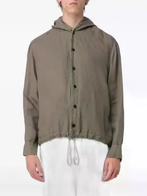 Emporio Armani Linen Hoodie