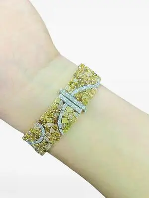HYT JEWELRY 18k Diamond Bracelet - Gold