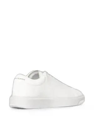 Emporio Armani Logo-print Leather Sneakers