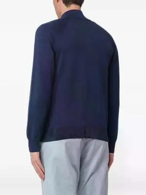 BLAUER. Fellows Quarter-zip Raglan-sleeve Polo Shirt