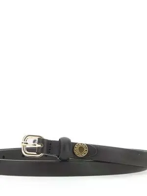 GIANNI CHIARINI Calf Leather Belt With Buckle Fastening - Black