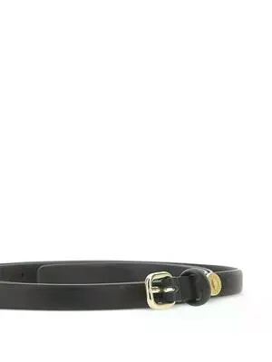 GIANNI CHIARINI Calf Leather Belt With Buckle Fastening - Black
