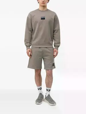 Hugo Drawstring Shorts With Logo Patch