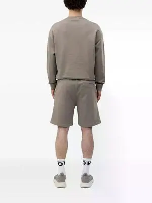 Hugo Drawstring Shorts With Logo Patch
