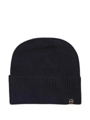 COLMAR Ribbed-trim Beanie Hat - Blue